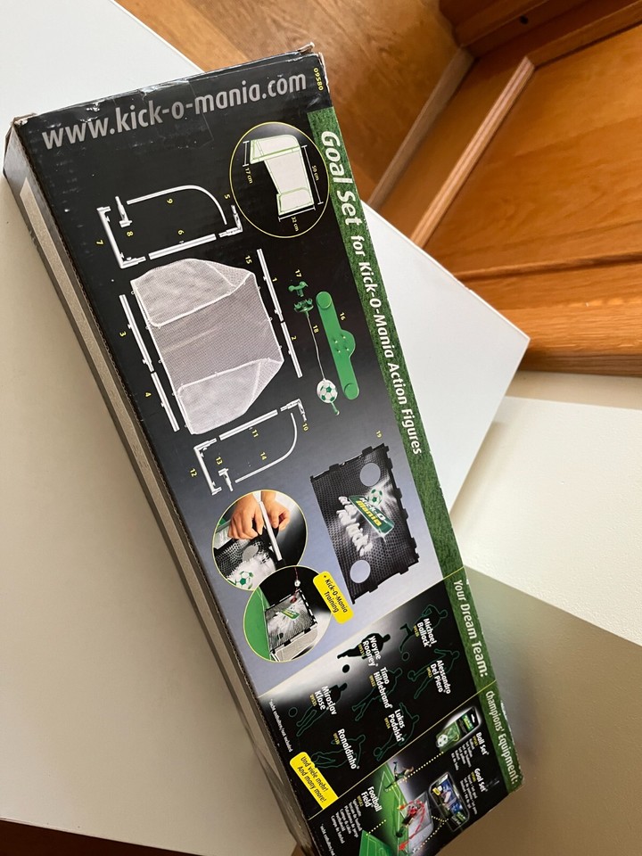 Kick o Mania Goal Set Cardboard Football Goal with Accessories Original ...