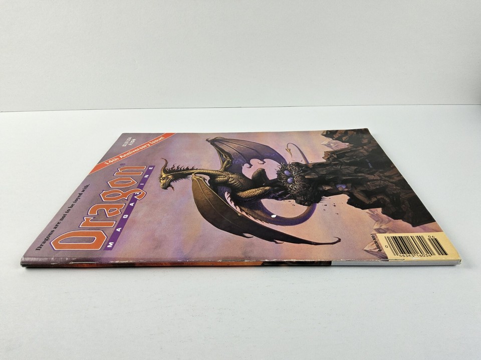 Vintage Dragon Magazine #158 Dungeons and Dragons June 1990 w/ Inserts ...