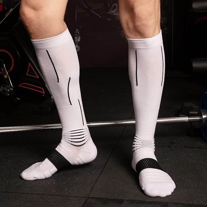Compression Socks Medical Athletic Calf Socks for Injury Recovery ...