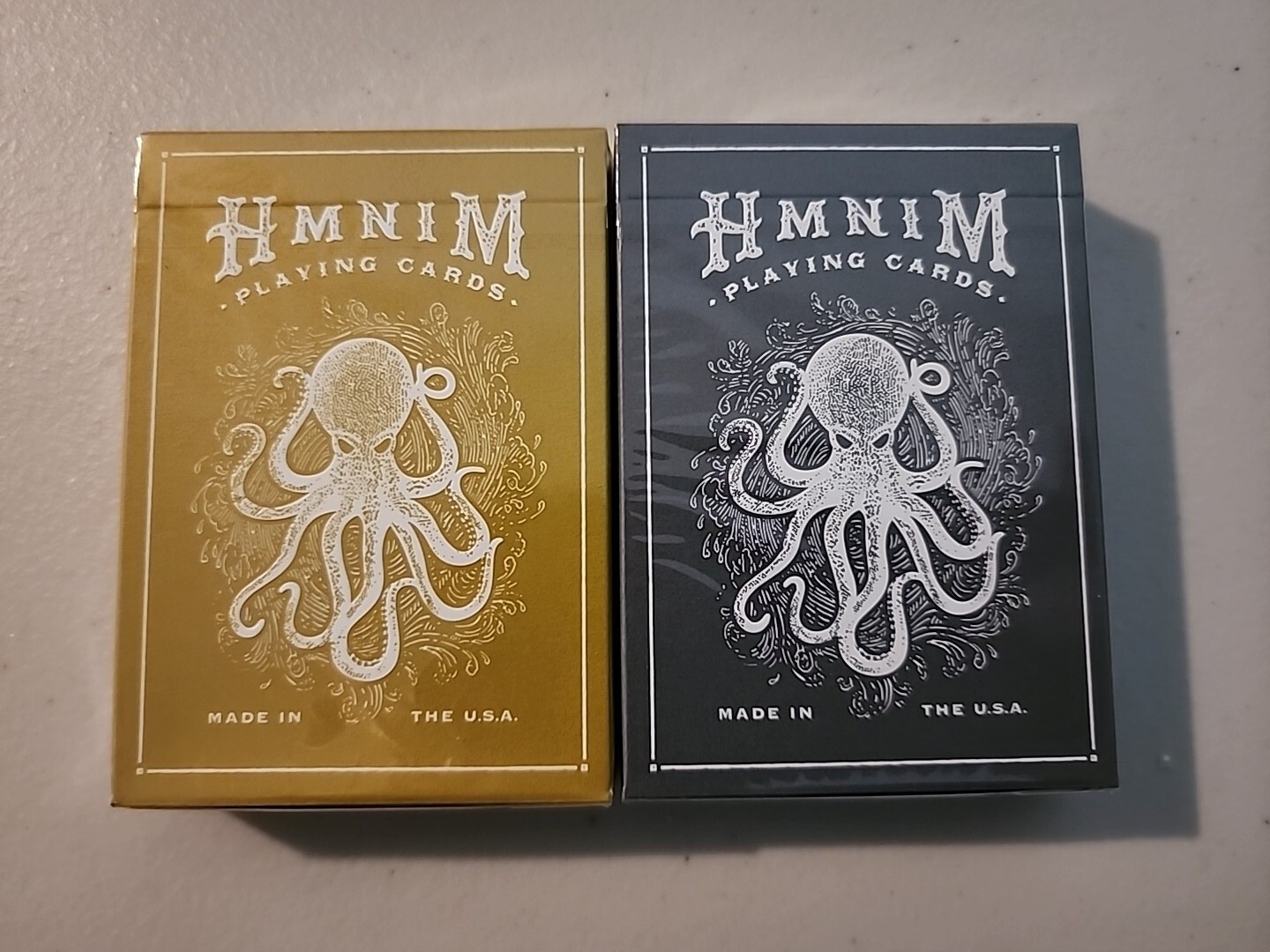HMNIM Gold + Gray playing cards by Dan and Dave. Art Of Play | eBay