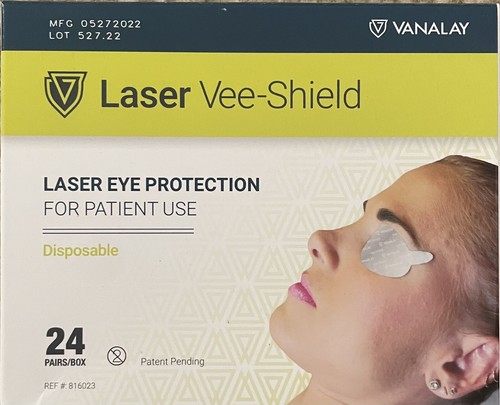 VANALAY Laser Vee-Shield Eye Protection For Patient Use Disposable 25 ...