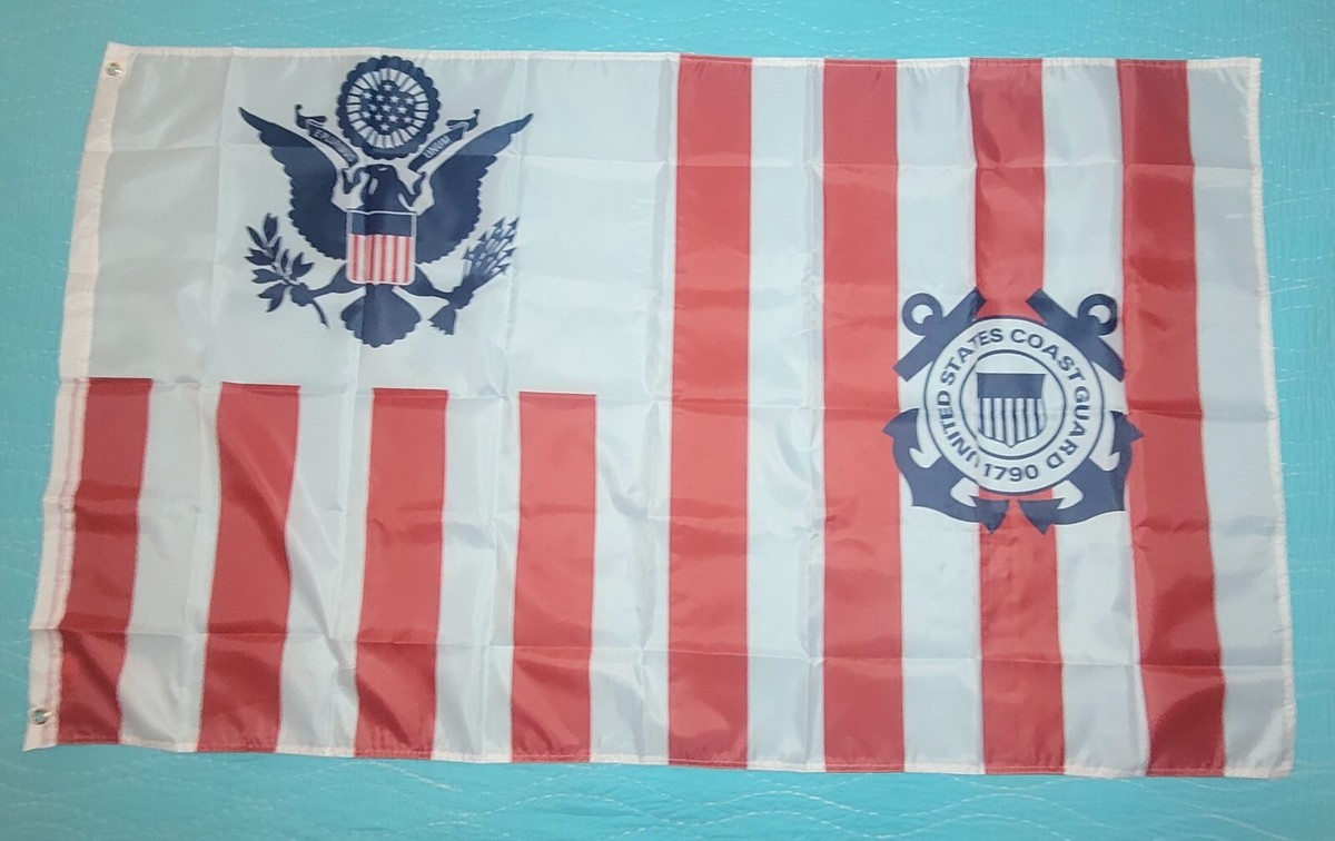 Us Coast Guard Ensign 5 Outdoor Flag