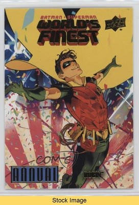 2023 Upper Deck DC Annual Batman/Superman World’s Finest Robin #WF-5 ...