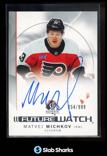 2024 UPPER DECK SP AUTHENTIC #185 MATVEI MICHKOV AUTO RC FUTURE WATCH /999 | eBay