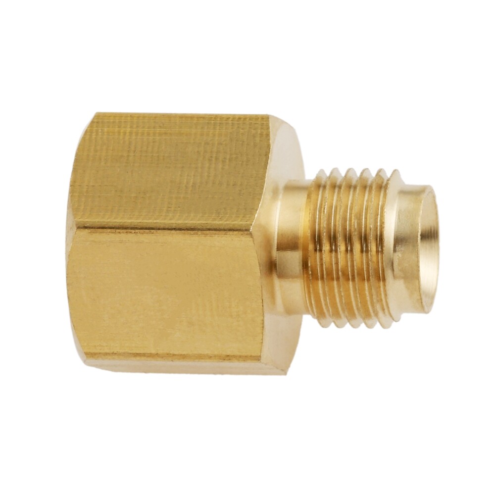 1/4" Female Pipe NPT x 1/4" Inverted Male Flare RV Propane Hose Adapter ...