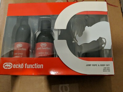 Ecko Function Men’s Body Gift Set Mustle Rub Body Spray Jump Rope | eBay