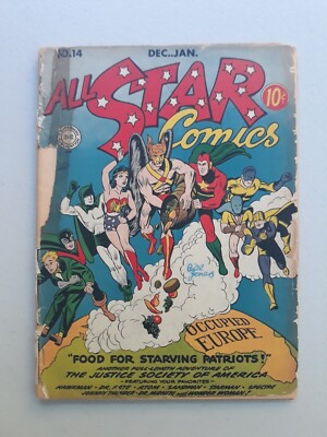 All Star Comics 14, DC Comics 1942 Golden Age Justice Society | eBay