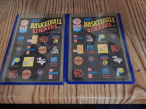 Basketball Stickers ABA/NBA Lot Of 3 22A,24A,46 NM | eBay