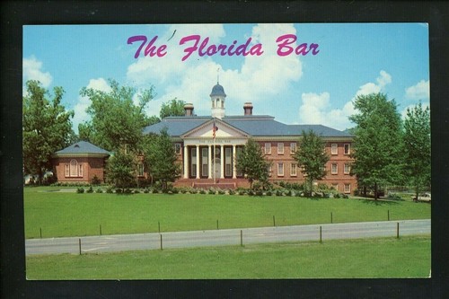 Florida FL postcard Tallahassee, Florida Bar State Headquarters ...