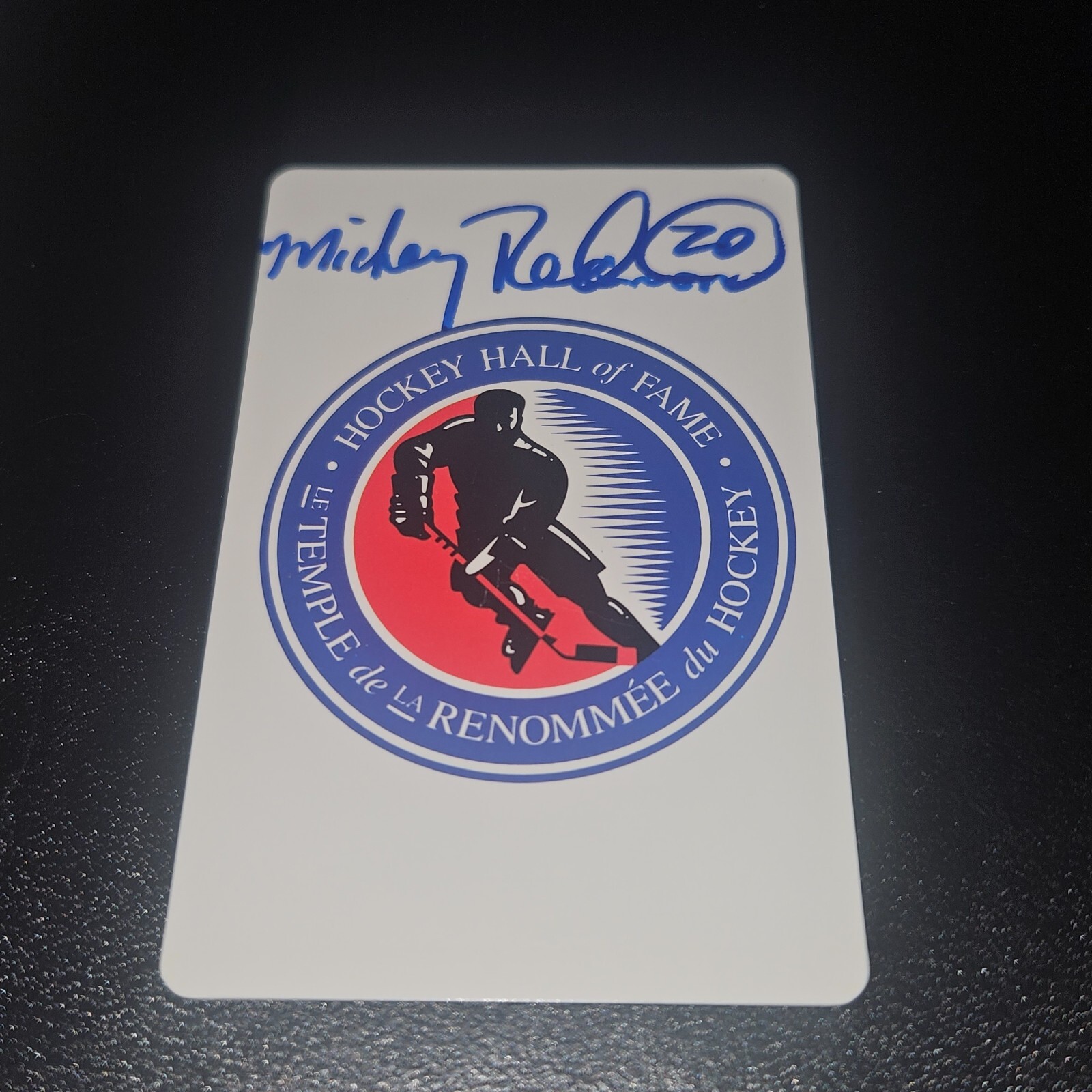 MICKEY REDMOND SIGNED AUTOGRAPHED HALL OF FAME CARD HOF | eBay