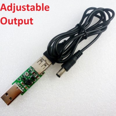 USB DC 5V to DC 6V~12.5V Adjustable output Step-up Power Supply Module ...