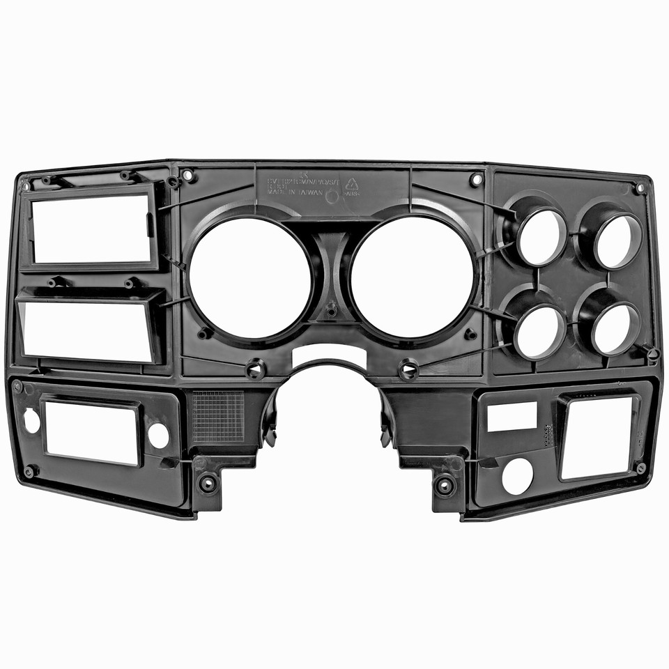 1978 1979 1980 Chevy PU Truck Dash Bezel wo/AC Hole Black/Silver ...