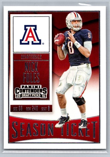 2016 Panini Contenders Draft Picks #78 Nick Foles | eBay