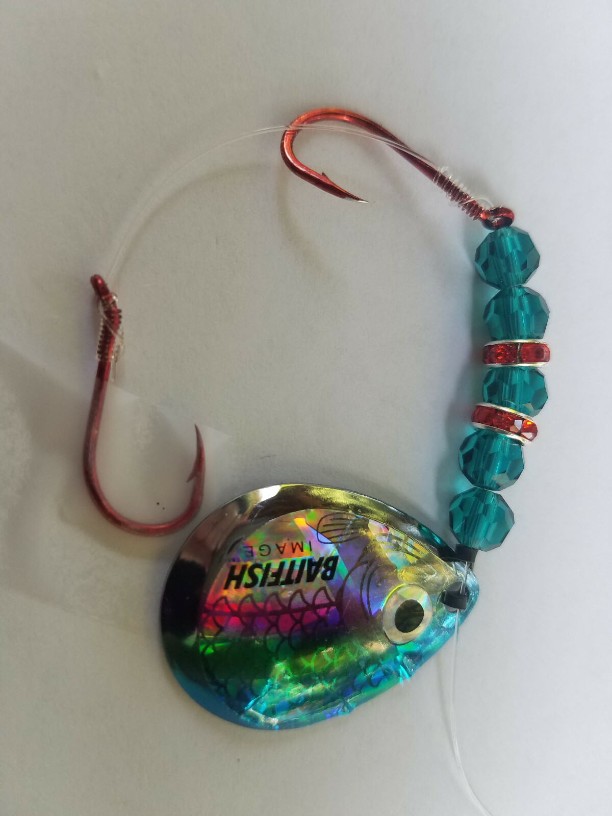 Two #4 Northland Baitfish Rainbow Blade worm harnesses WHNRSTQ4CRB-2 | eBay