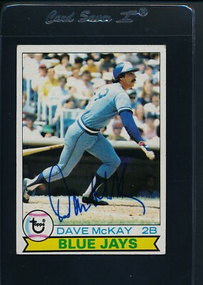 1979 Topps #608 Dave McKay Blue Jays Signed Auto *9440 | eBay