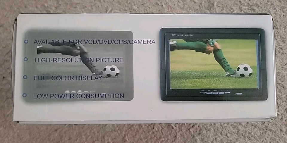 TFT LCD Color Monitor 7” Pillow Rearview Car Back Up Camera | eBay