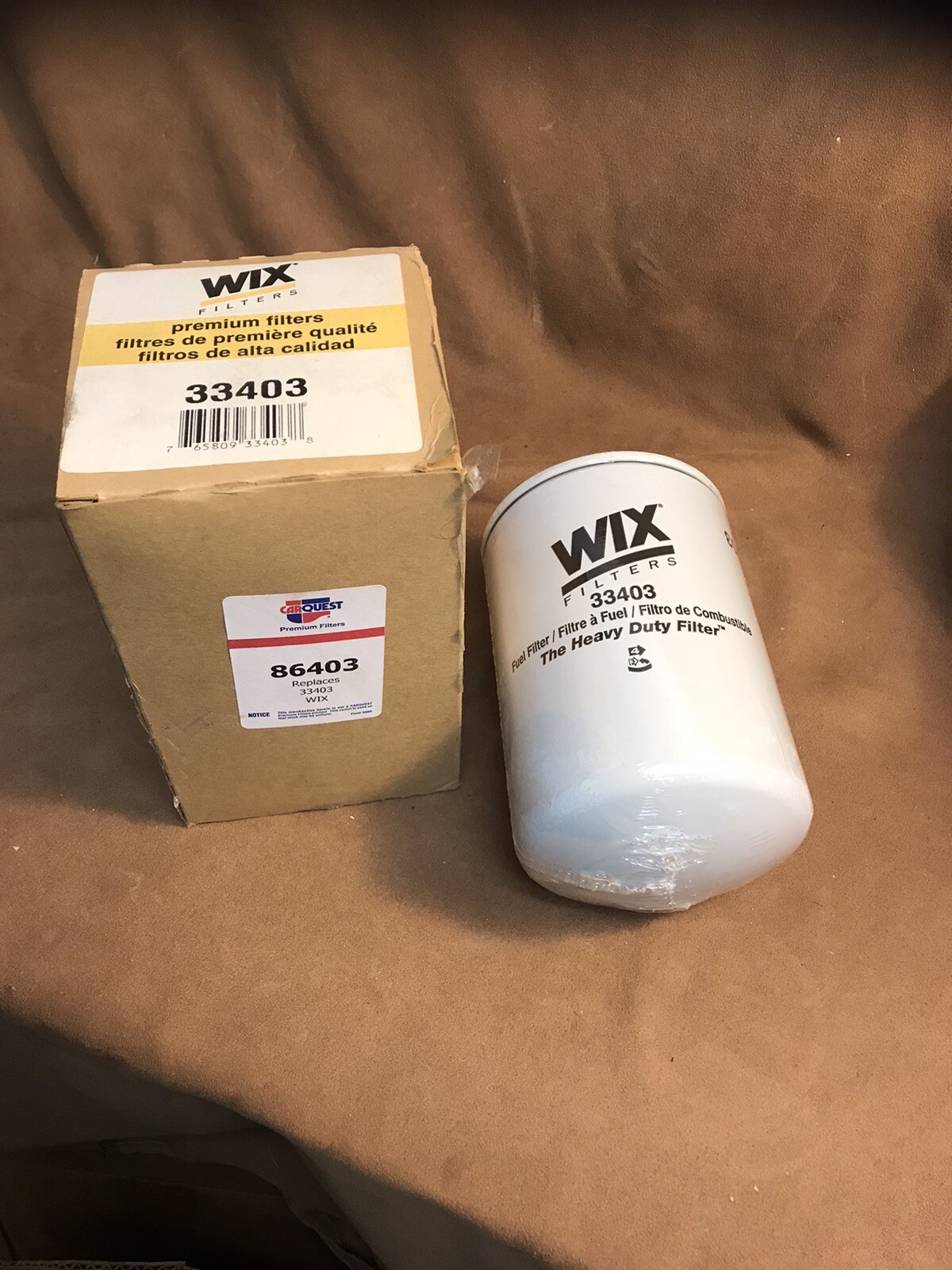 WIX 33403 - Fuel filter cross reference