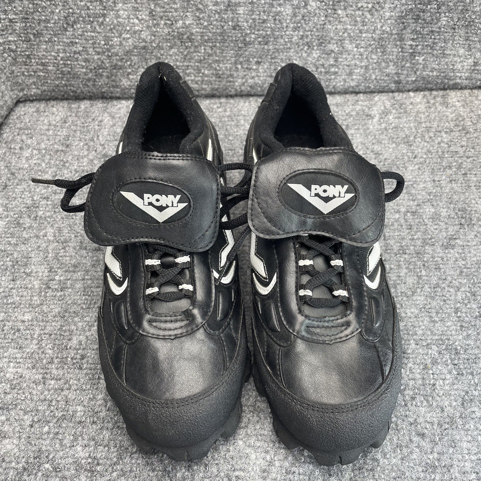 Pony Men’s Cleats Football Baseball Black & White Size 7.5 Athletic ...