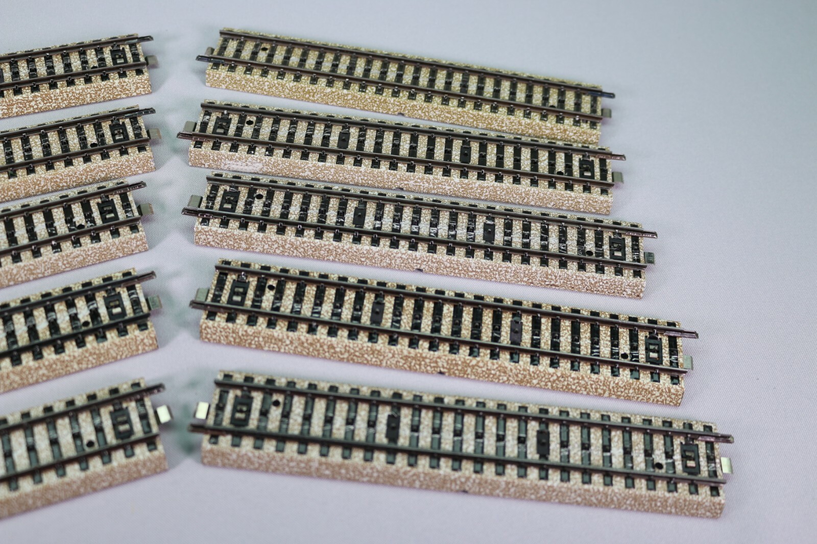 ZD0041 Marklin train Ho Rail 5106 Lot 10 element droit Gerades ...