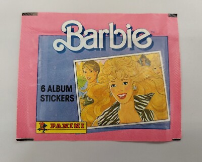 1989 Barbie Vintage Panini Italy Album Stickers (6) Per Pack Sealed | eBay