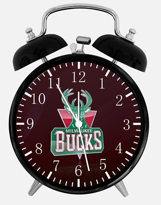Milwaukee Bucks Alarm Desk Clock 3.75" Home or Office Decor W290 Nice ...