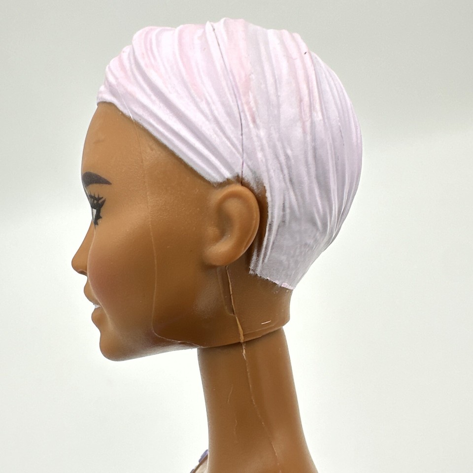 Color Reveal African American Barbie ~ Pink Hair Hazel Eyes Taco Suit ...