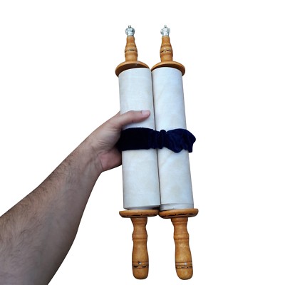 Big Sefer Torah Jewish Torah Scroll Bible Size - 19 Inch | eBay