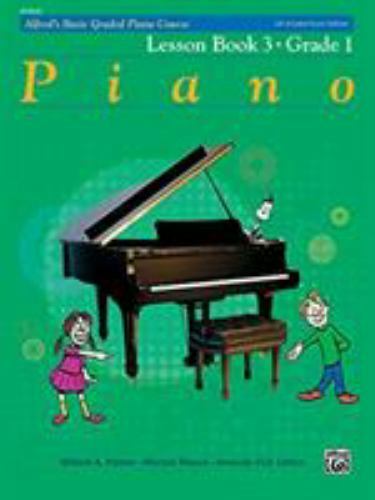 Alfred's Basic Graded Piano Course, Lesson, Bk 3 by Willard A Palmer ...