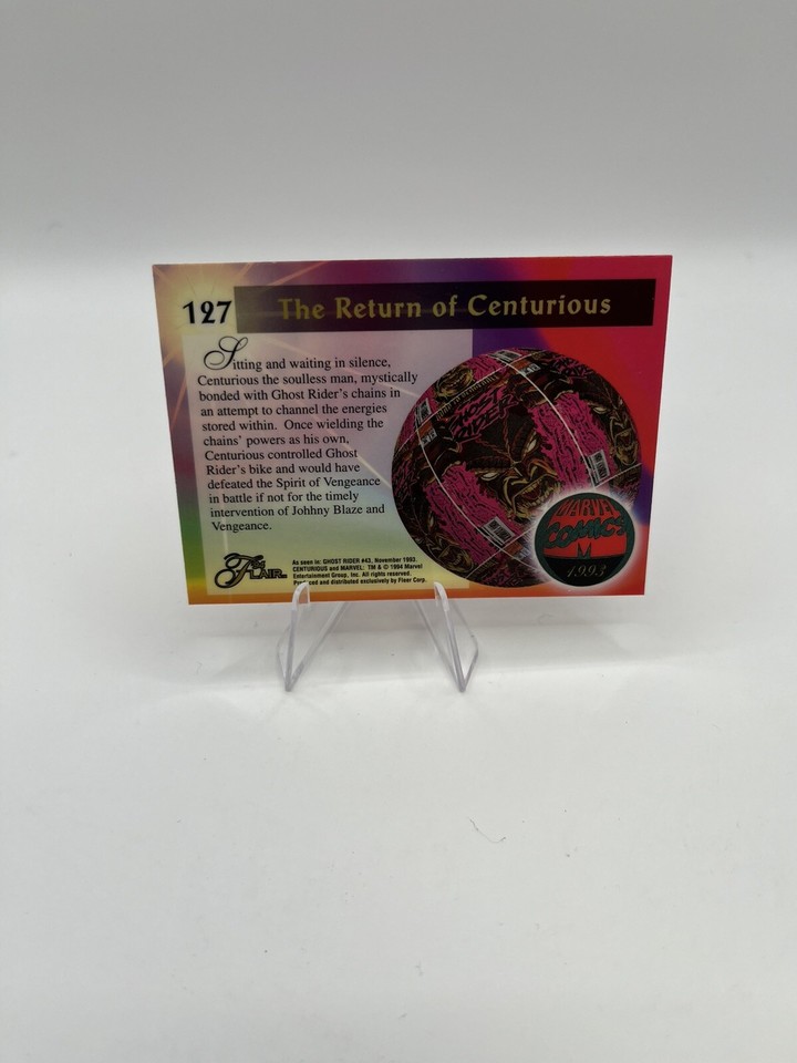 1994 Marvel Fleer Flair #127 The Return of Centurious. | eBay