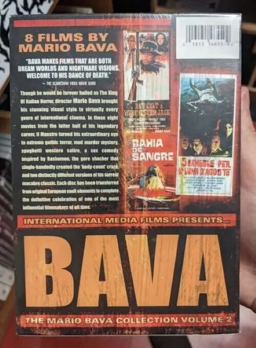 Bava Box Set Volume 2 Two DVD Out of Print RARE 8-Films by Mario Bava ...