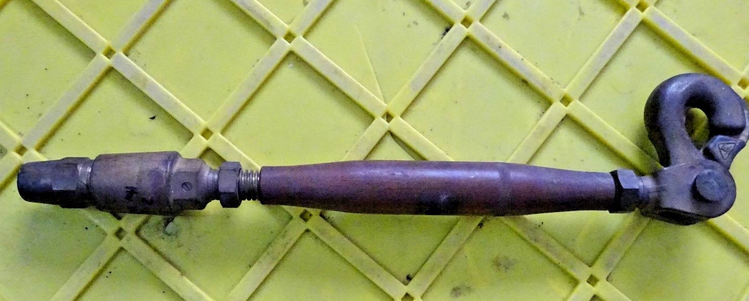 VINTAGE Bronze Turnbuckle Marine Sailing Rigging 9/16" WIRE 18"L CLOSED ...