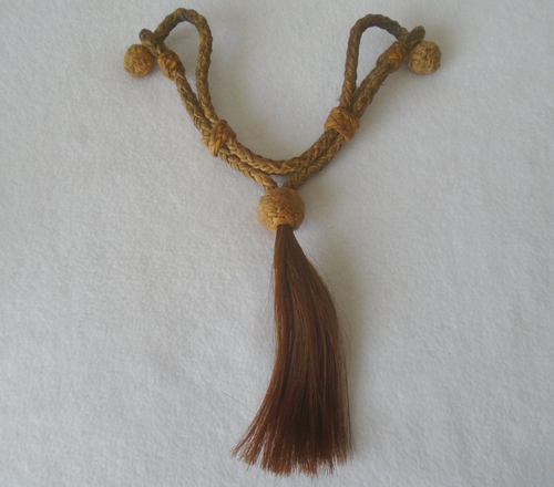 SUPER Rawhide Braided Horsehair Vaquero Buckaroo Chin Strap Snaffle Bit ...