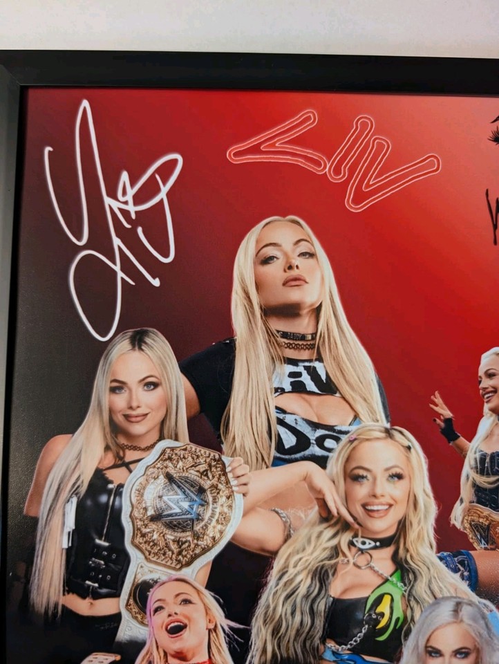 WWE Liv Morgan 8x10 Autograph Print (Framed) | eBay UK