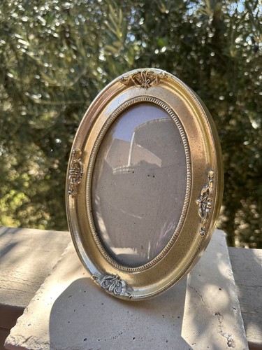 Vintage Ornate Picture Photo Frame 5x7 Gold Gilded Antique Style Curved ...