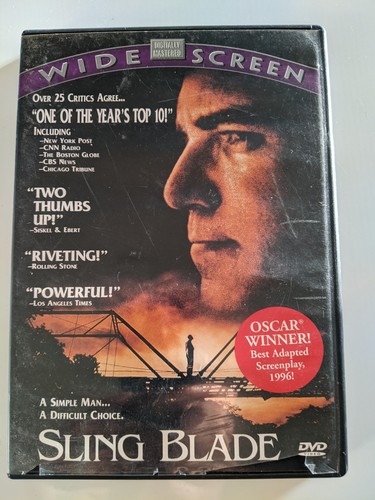 Sling Blade DVD 1996 Widescreen Billy Bob Thornton Oscar Winner | eBay