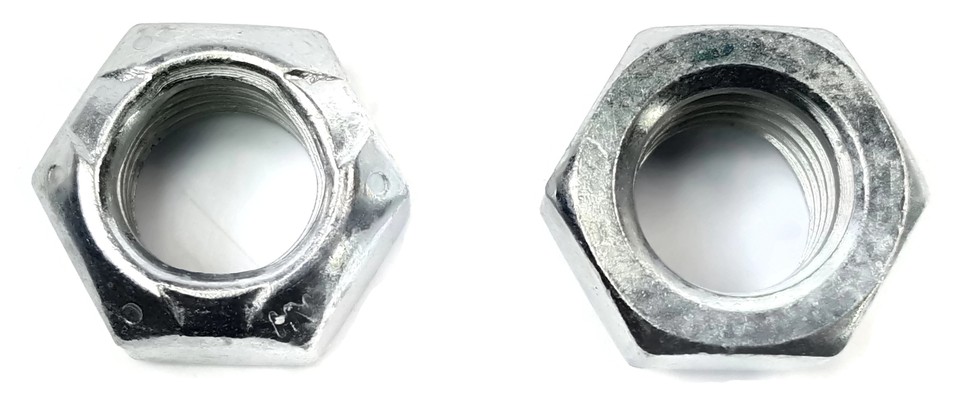 Metric Stover Top Lock Nuts DIN 980V-10 Zinc Plated Steel - Sizes M6 ...