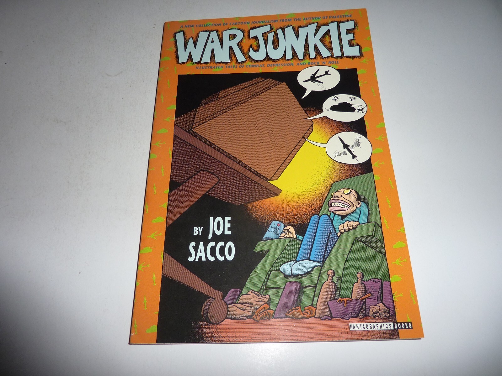 WAR JUNKIE by Joe Sacco Graphic Novel Fantagraphics 1st Edition 1995 ...