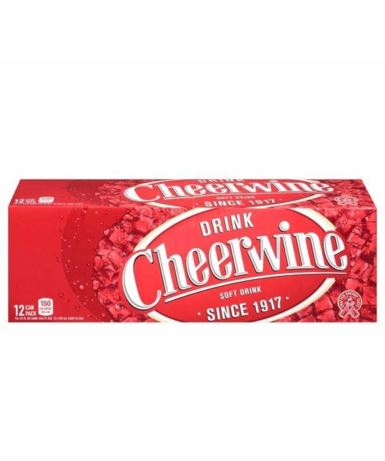 Cheerwine Soda 12oz Cans - Iconic Cherry Flavor - Pack of 12 - Fast ...
