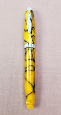 Laban Expression Compact Rollerball Pen - Tiger Yellow - NOS (No Box ...