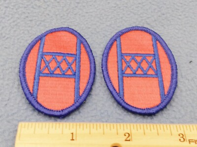 LOT OF 2 - U.S. ARMY 30th INFANTRY COLOR PATCHES - NEW | eBay