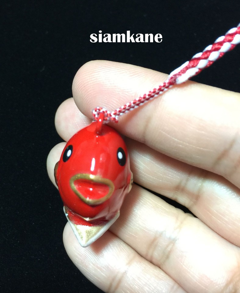 Lucky Fish Japanese Mizu Bell Red Carp Water Sound Bell | eBay
