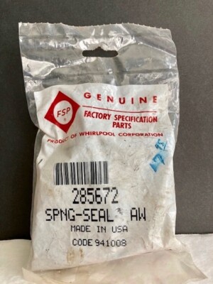 285672 NEW Whirlpool Spring-Seal Kit Made in USA Unopened Packaging ...