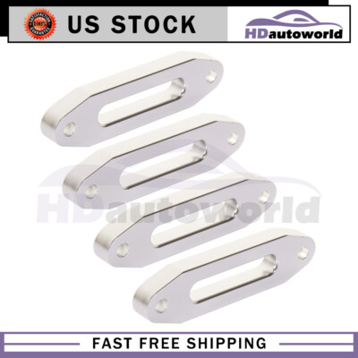 Bolt Pattern 4.8" Universal Winch Recovery Fairlead Hawse Guide ...