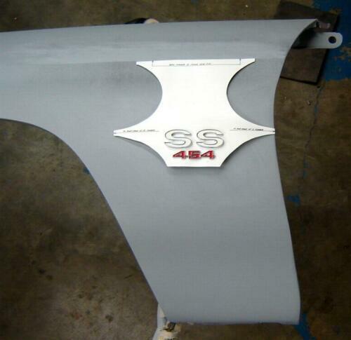 1970, 71, & 72 Chevelle Malibu SS Emblem Placement Fender Template | eBay