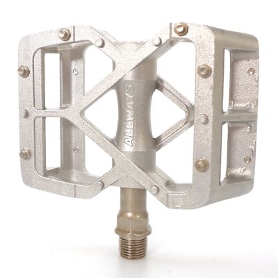 MKS Allways ALLWAYS Platform Pedals - 9/16" Silver/ Black Bike Bicycle ...