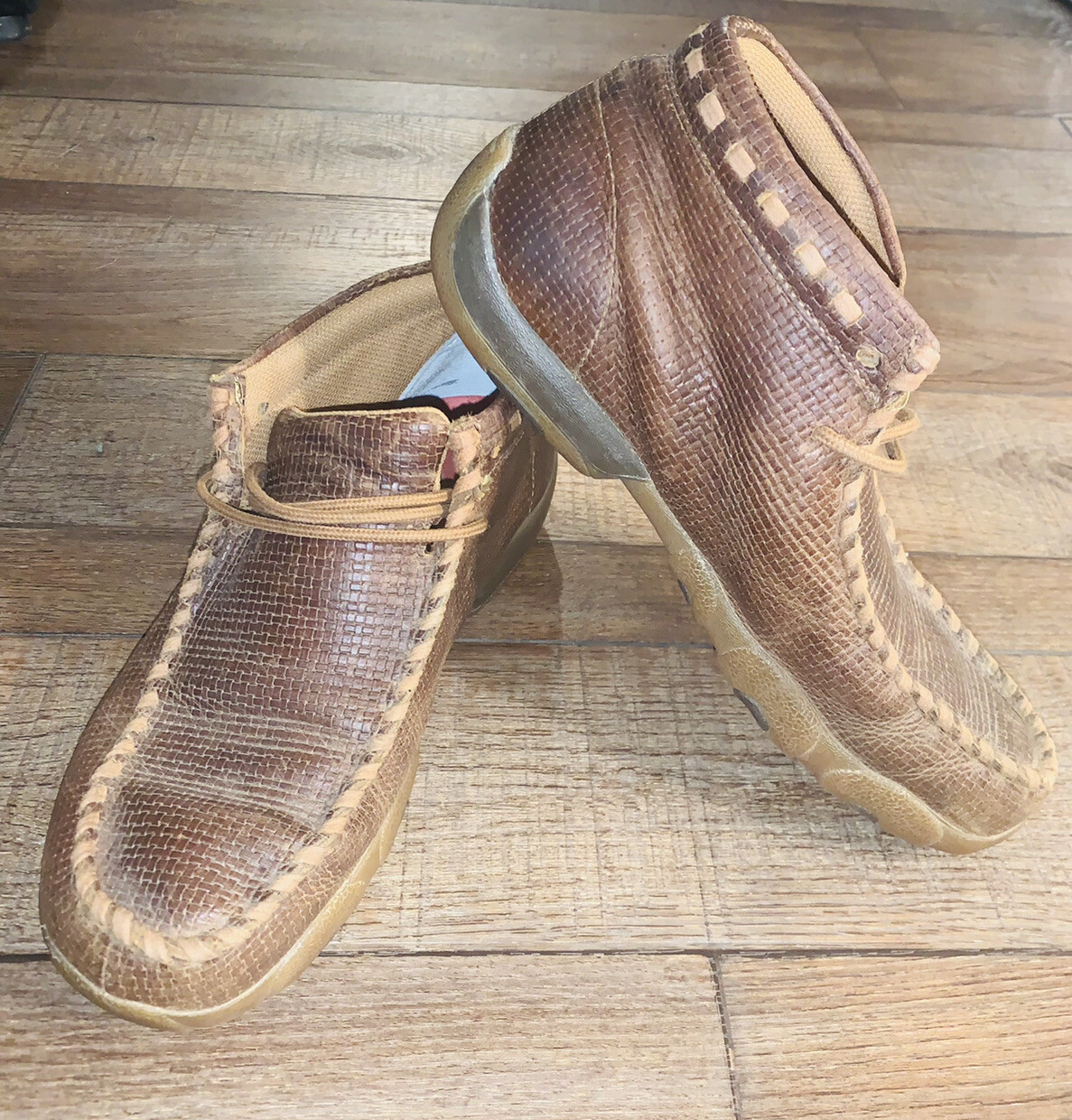 Twisted X Men’s Chukka Driving Moc Shoes brown CellSt… - Gem