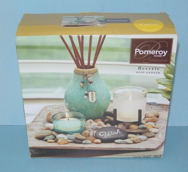 Pomeroy Reverie Reed Garden With Diffusers Candles and Stones 708503 ...