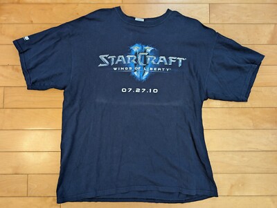 StarCraft I Wings of Liberty GameStop Promo Tee XL | eBay