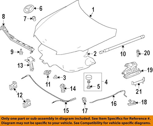 Mercedes MERCEDES-BENZ OEM 10-15 E350 Hood-Lock Latch 2048800260 | eBay