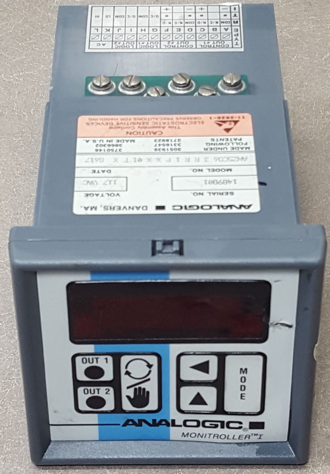 Analogic Monitroller I AN25C06 3 R R 1 P X X 01 F X 8617 | eBay